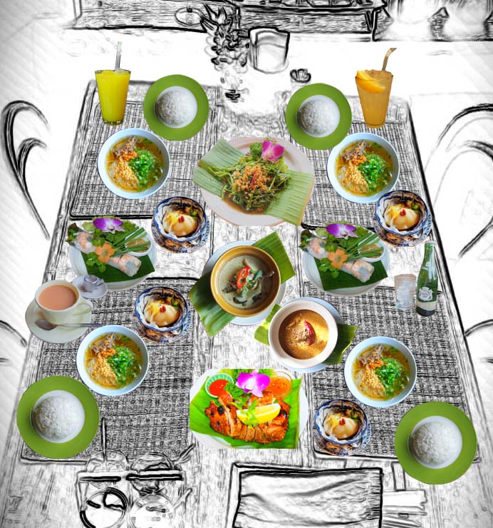 ランチコース Family style set menu – nila KAMAL official web site